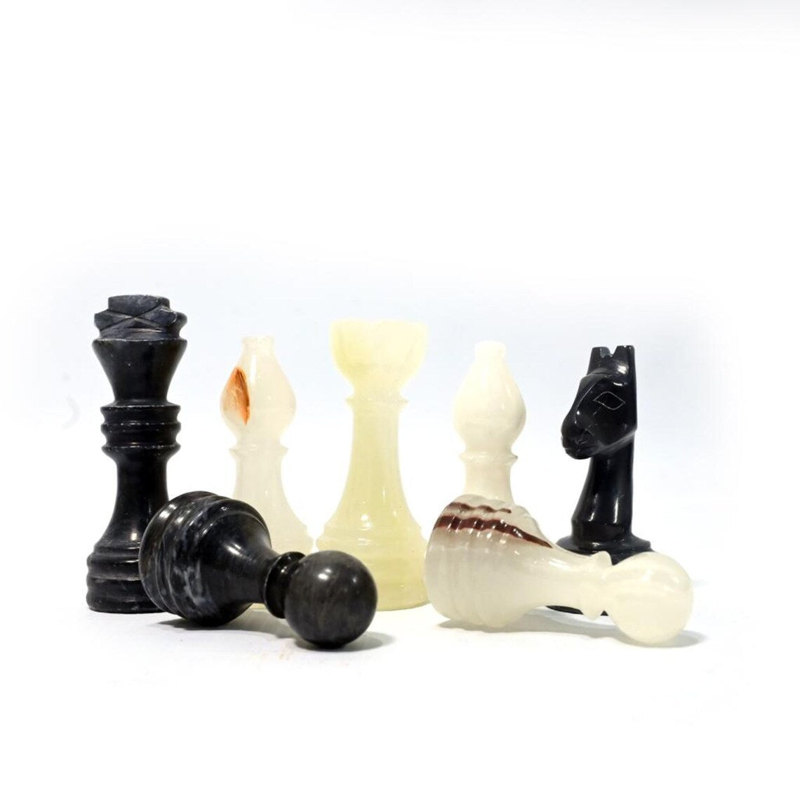 luxury Black Onyx Chess Set 12 Inches – OceanicX